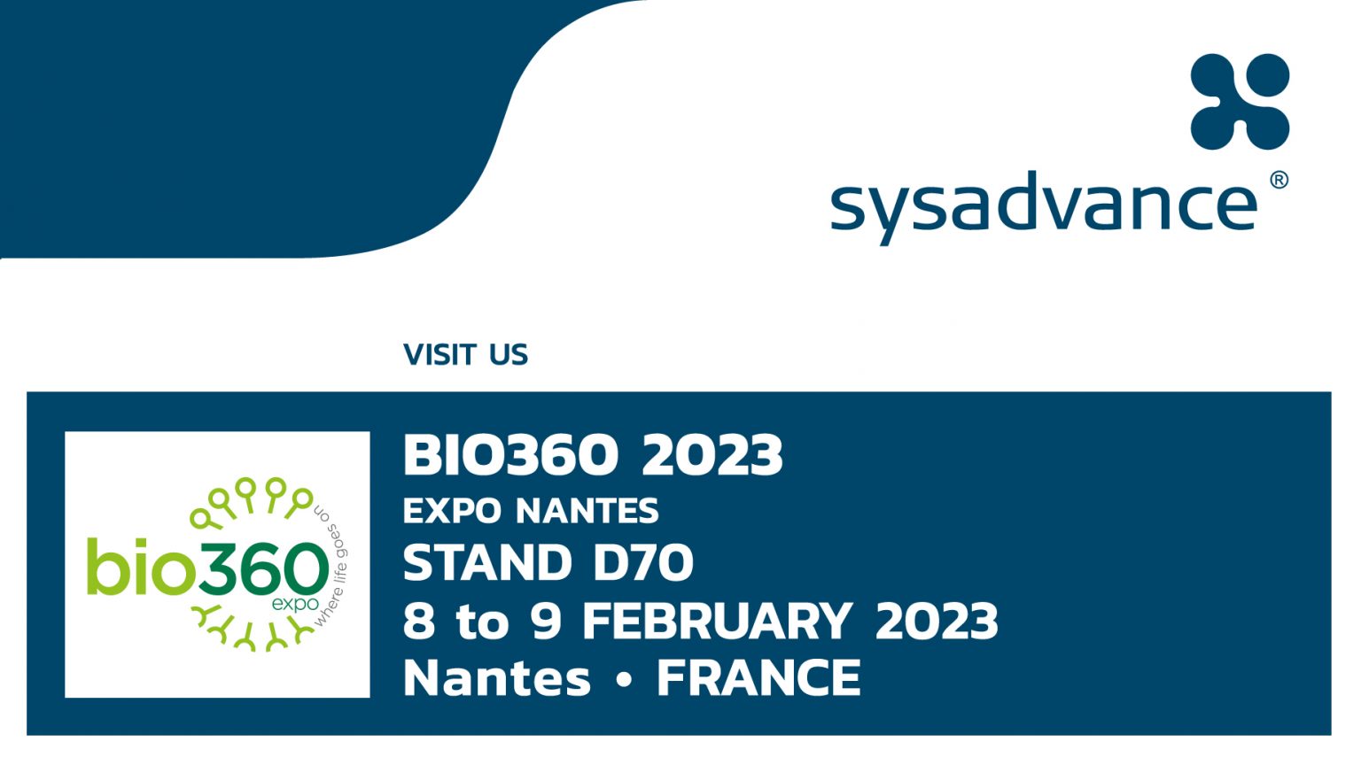 SYSADVANCE | Bio 360 Expo 2023 @ France - Sysadvance