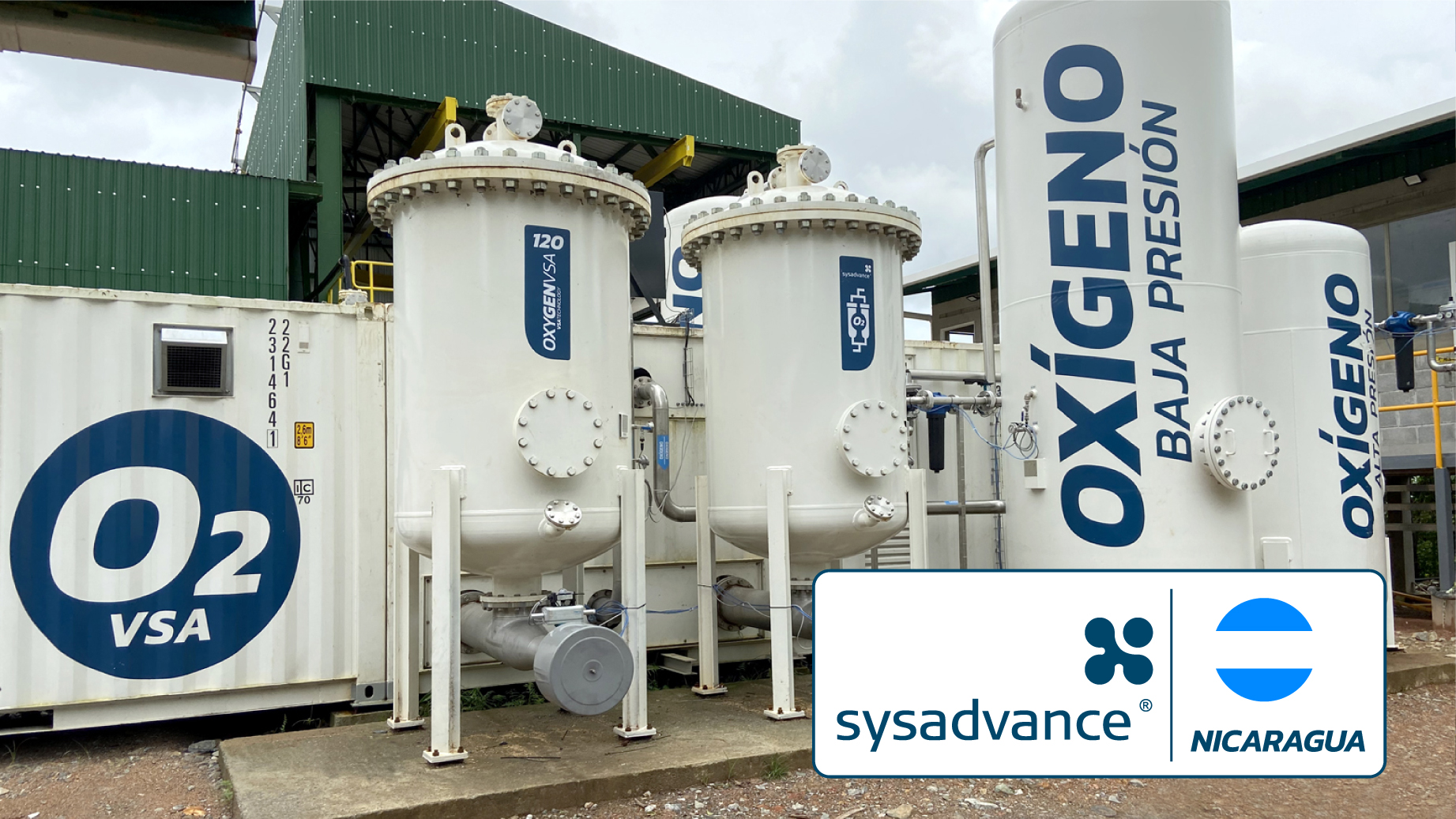 SYSADVANCE | Containerized VSA Oxygen Generators @ Nicaragua - Sysadvance