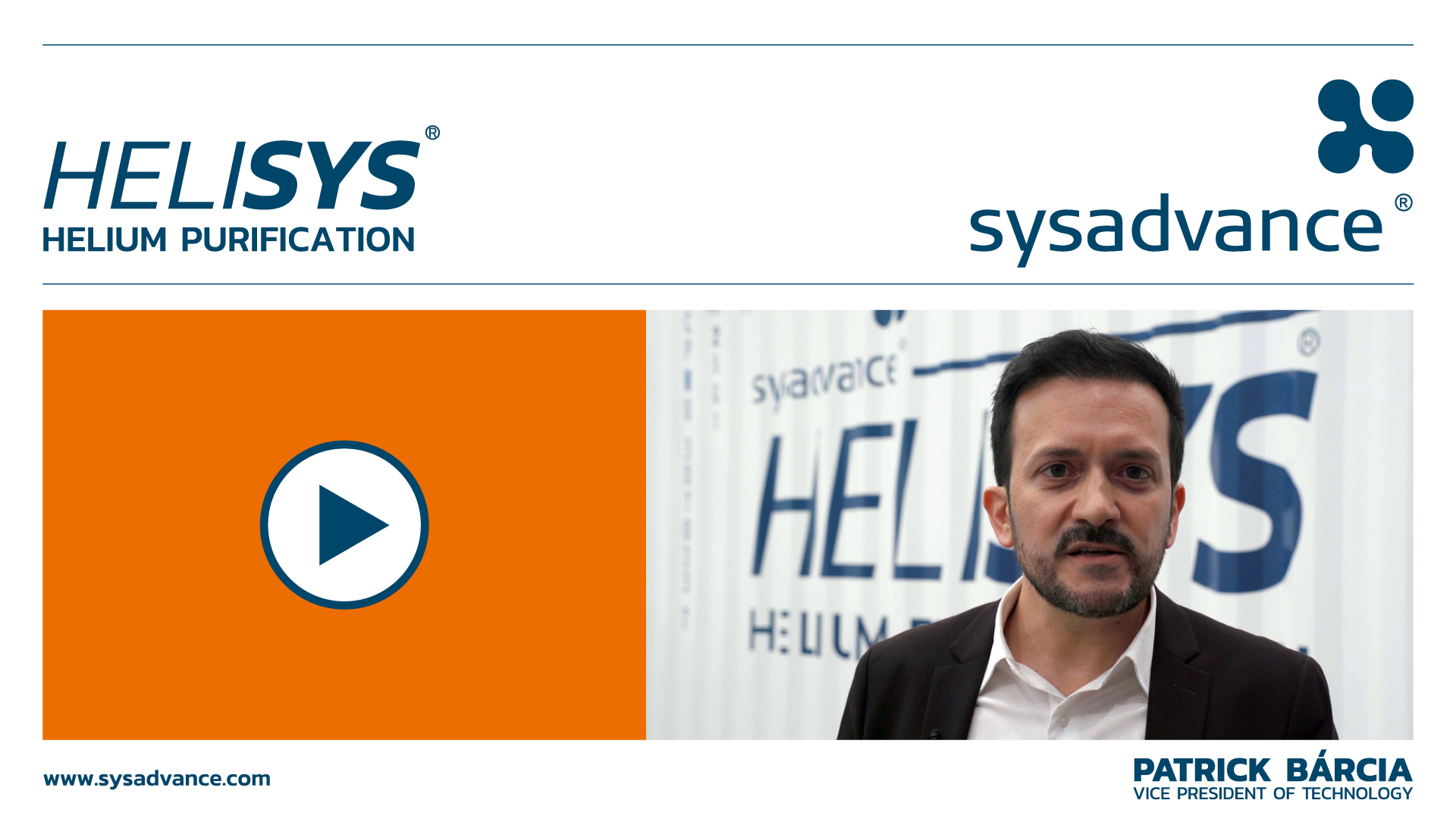 SYSADVANCE | HELISYS - HELIUM PURIFICATION - Sysadvance